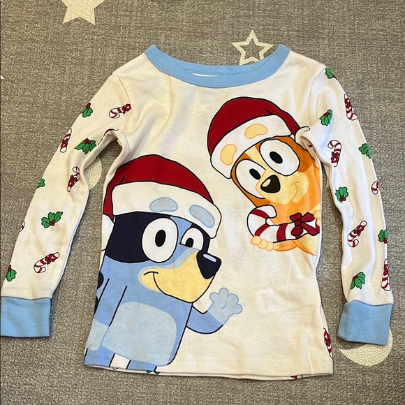 Bluey | Shirts & Tops | Kids 4t Holiday Pj Top Nwot Bluey | Poshmark
